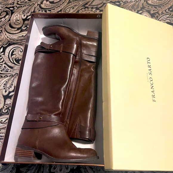 Franco Sarto | Shoes | Franco Sarto Leather Boots | Poshmark